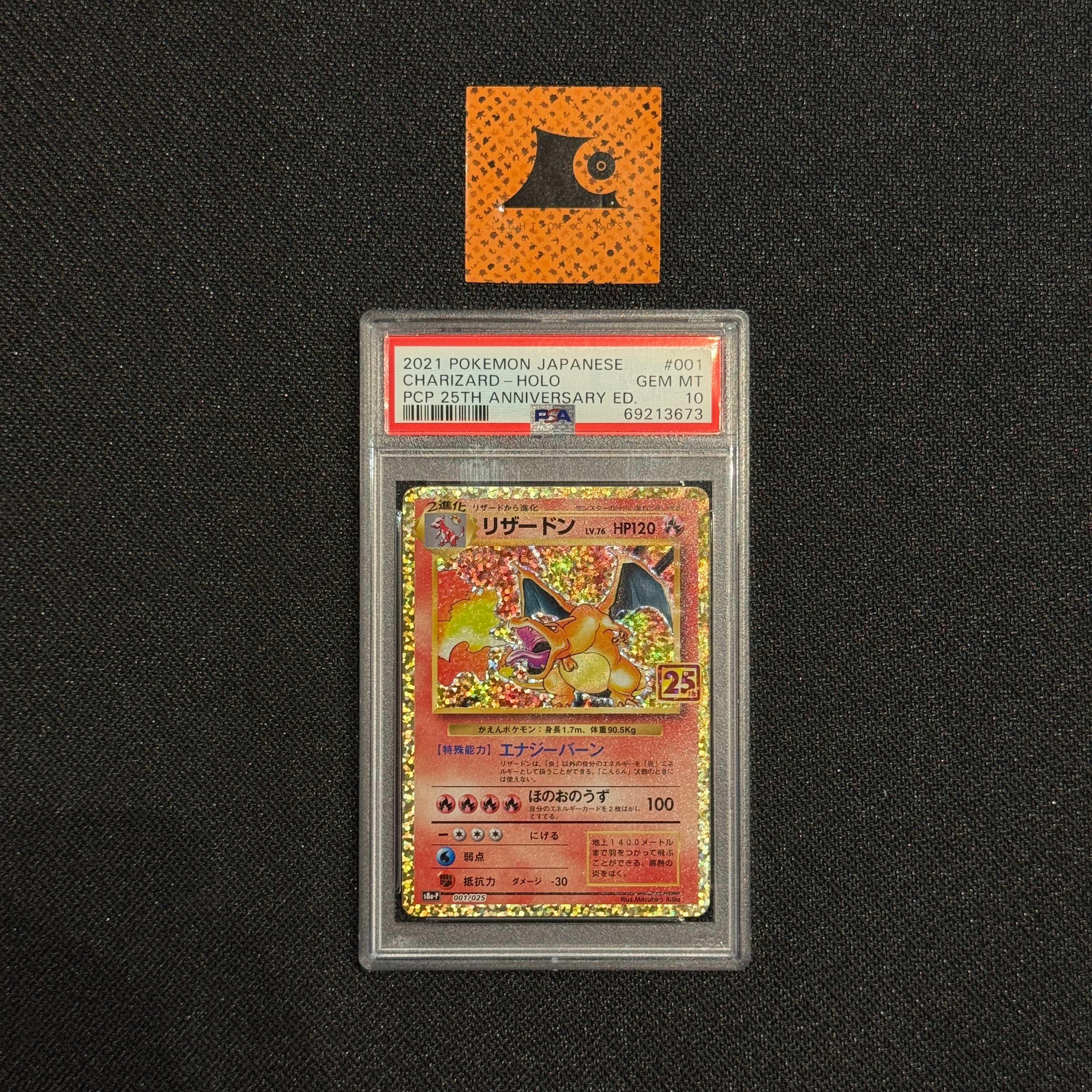 [PSA 10] - Charizard - 001/025 - 25th Anniversary - Pokémon TCG – Light ...