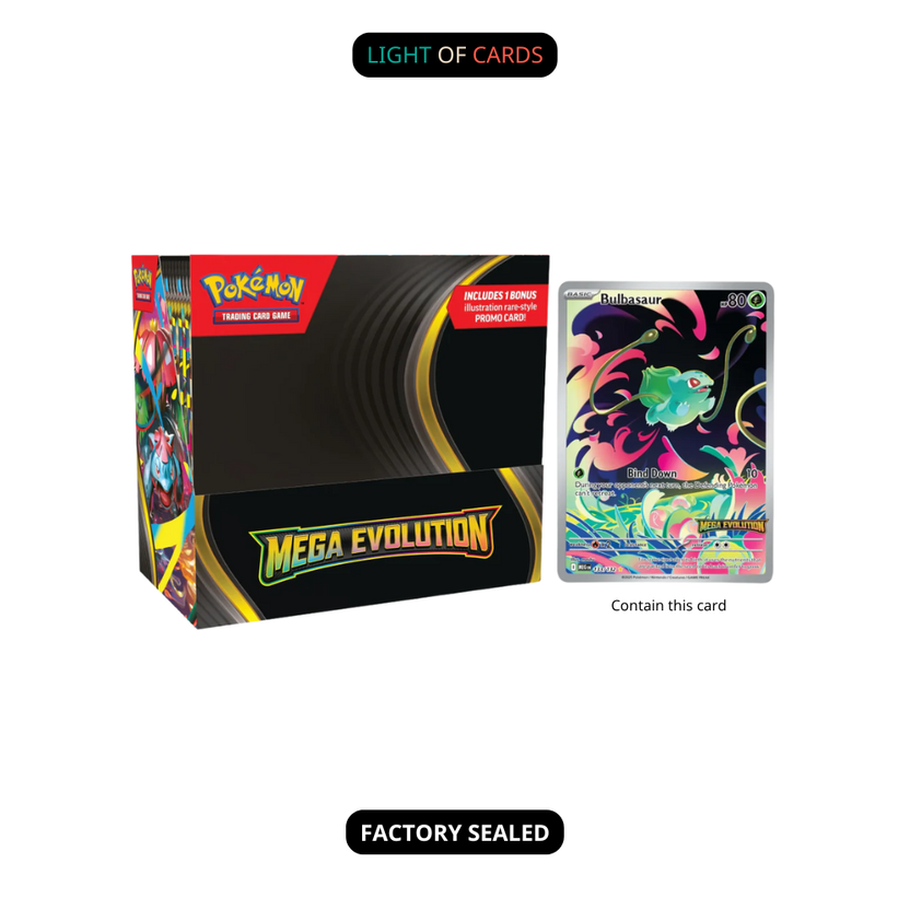 [Sealed] Pokémon TCG - Mega Evolution Enhanced Booster Box – Light of Cards